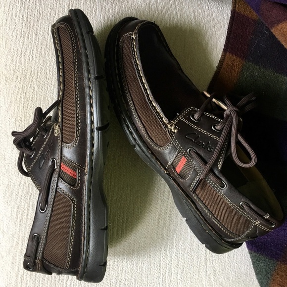 Clarks | Shoes | Clarks Waterloo Tan Leather Boat Shoe Size 7 M | Poshmark